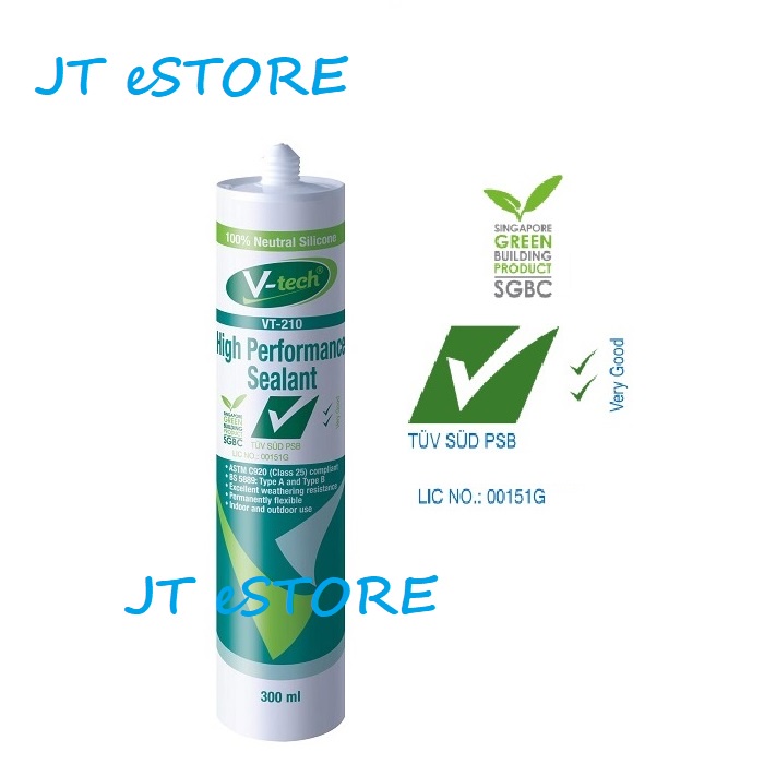 [JT eSTORE] V-TECH VT-210 High Performance Sealant (300ml) | Shopee ...