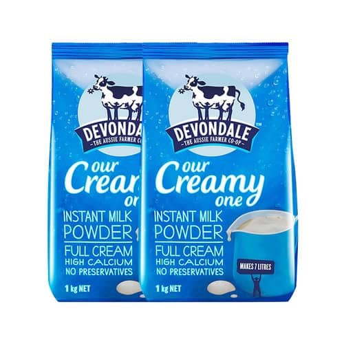 Australia Devondale Milk Powder 1kg ( Full Cream / Skim ) Or Two Packs ...