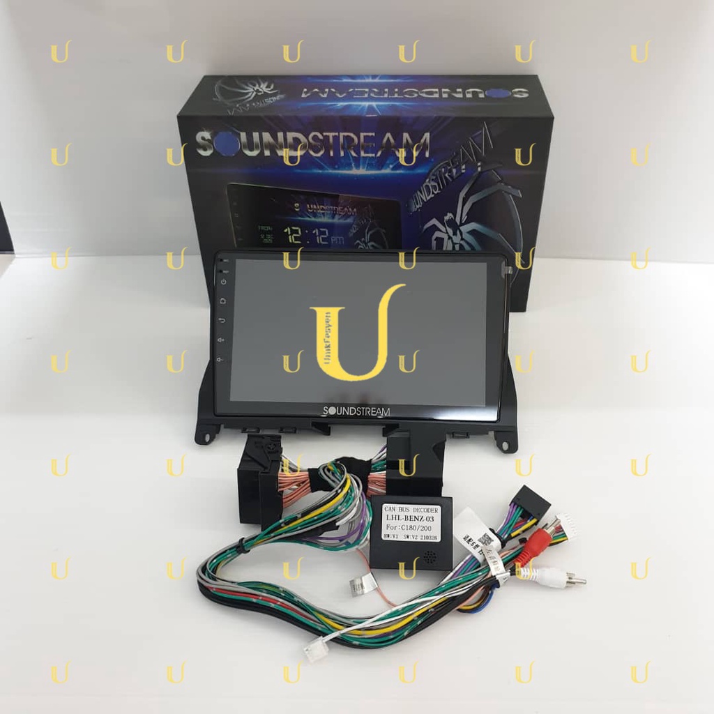 Mercedes Benz C-Class (W204) 2007-2014 Soundstream 9" Android Player ...