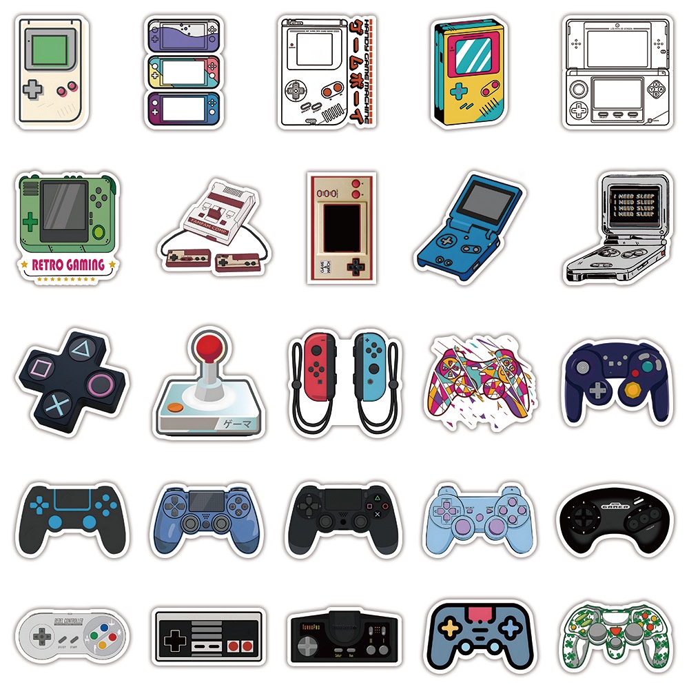 50PCS Nintendo Switch Controller Stickers Game Accessories Decoration ...