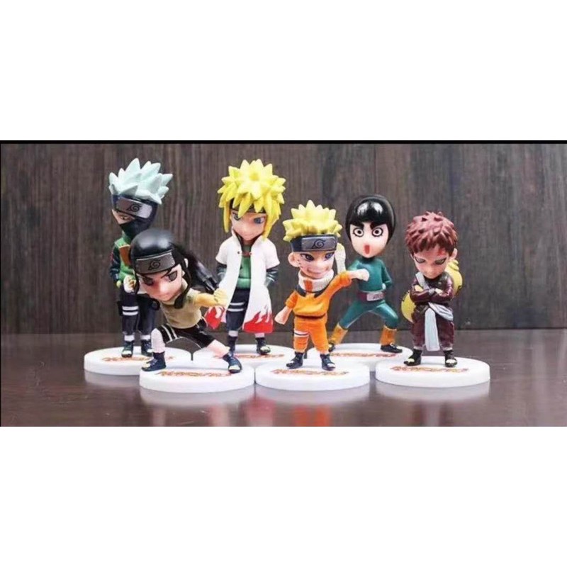 SET OF 6 pcs / set Naruto Figure With Stand | Shopee Malaysia