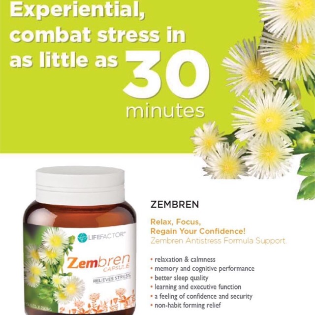Zembren relives stress and improve sleeping quality | Shopee Malaysia