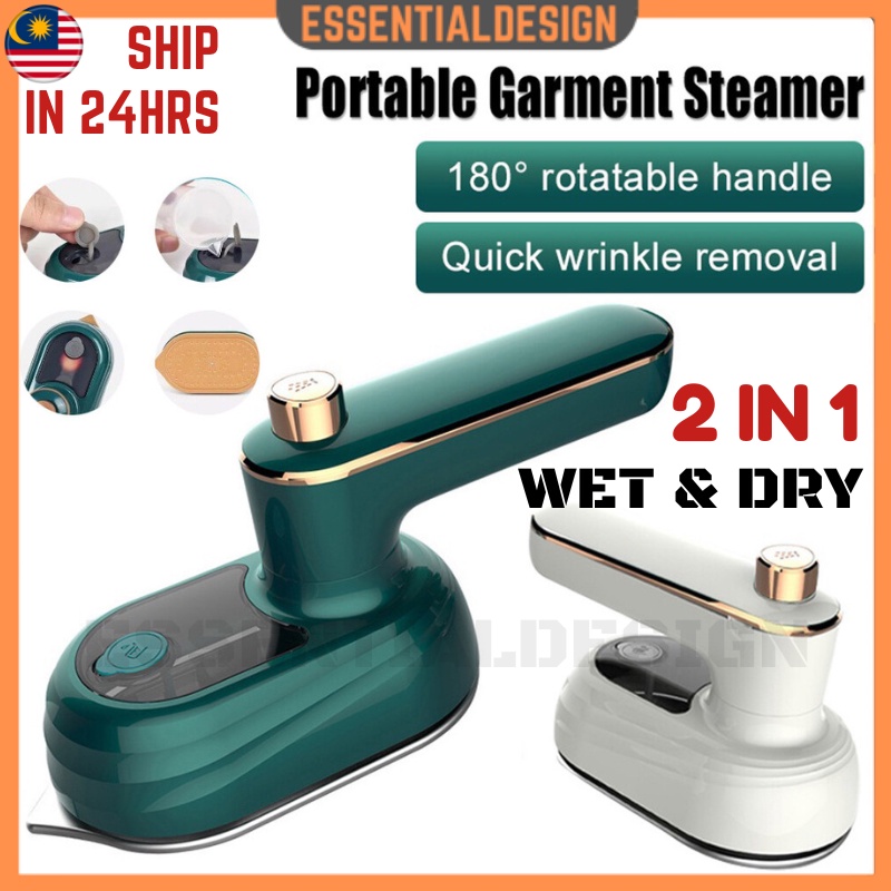 SHIP24HRS Handheld Iron Portable Mini Ironing Machine Rotary Steam Iron ...