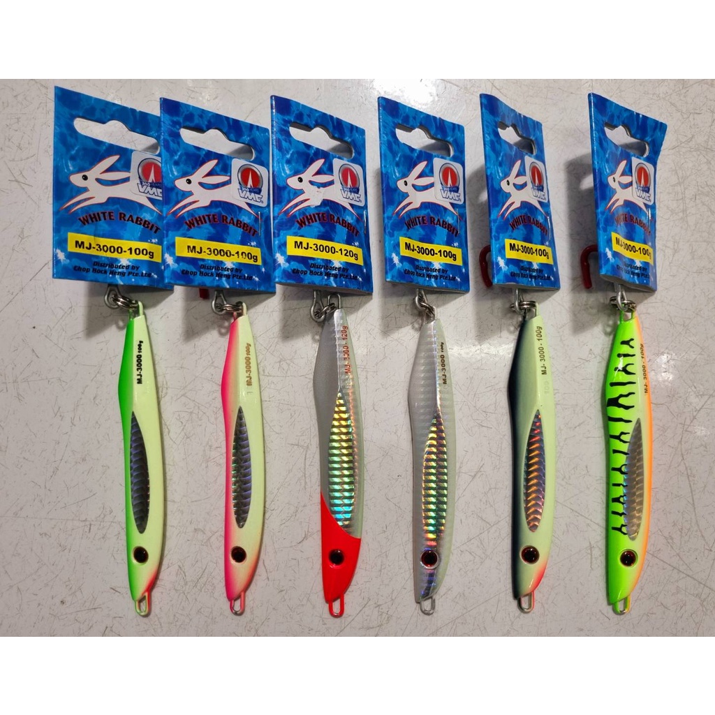 White Rabbit Bait Jig Model MJ-3000 (Flat Shape) | Shopee Malaysia