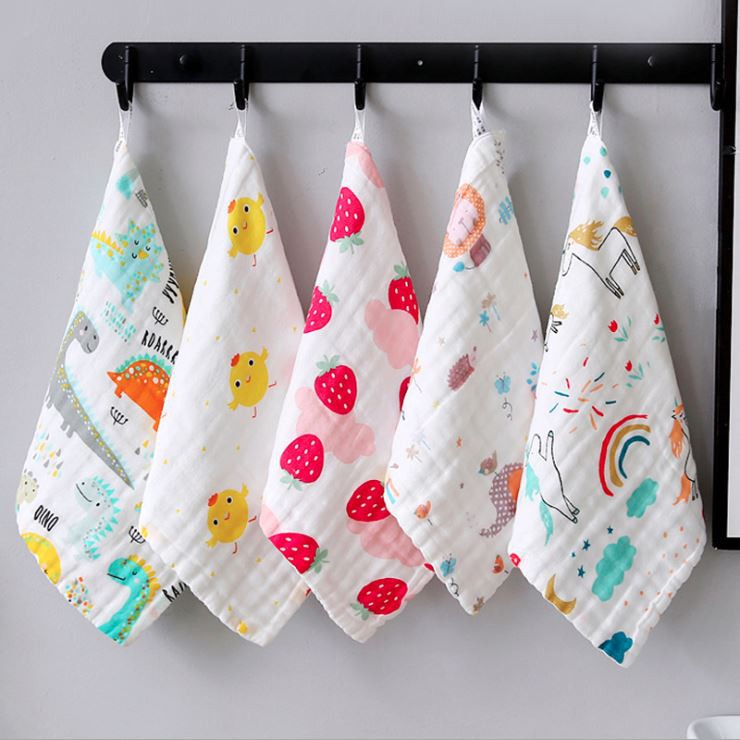 Baby Handkerchief 6 layer Sapu Tangan 30*30cm Baby Cotton Soft Six ...