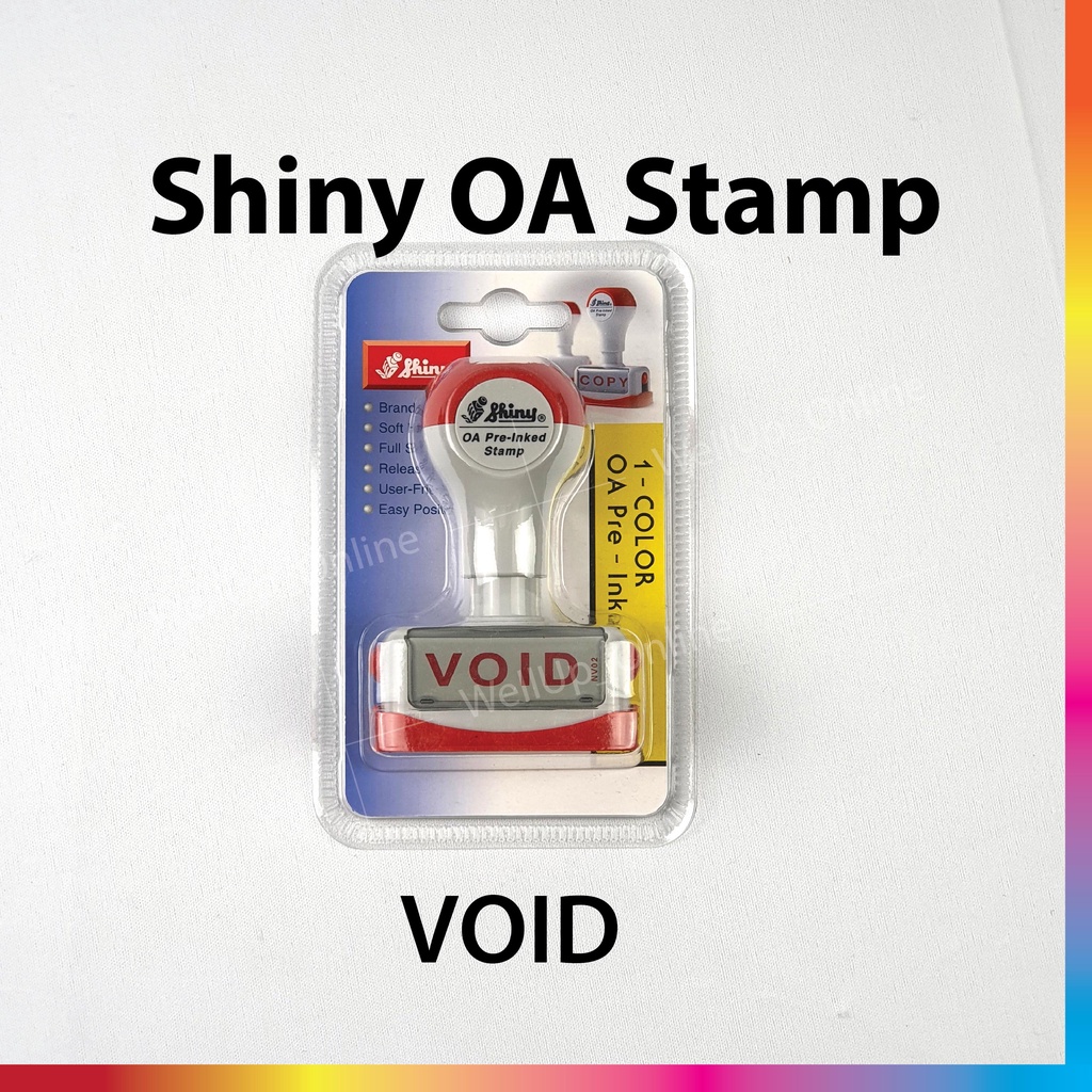 Shiny OA Pre-Inked Stock Stamp ( Paid / Void / Received / Certified ...
