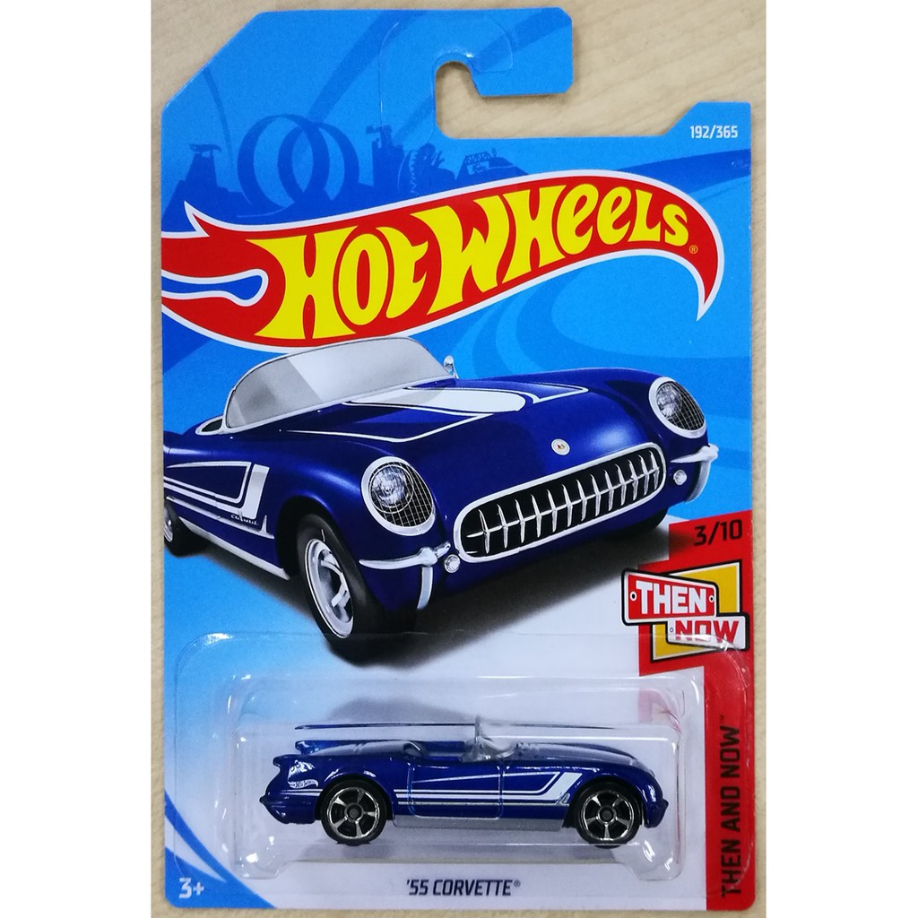 Hot Wheels 55 Corvette [1955 ZAMAC Then and Now] | Shopee Malaysia