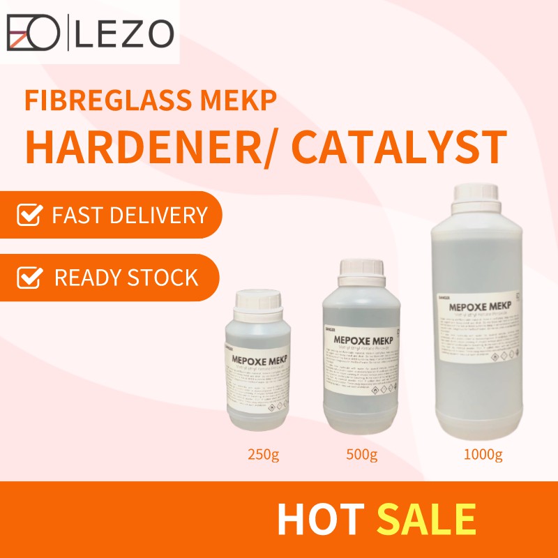LEZO FIBREGLASS MEPOXE MEKP HARDENER / CATALYST / ACID FIBER GAM - 250g ...