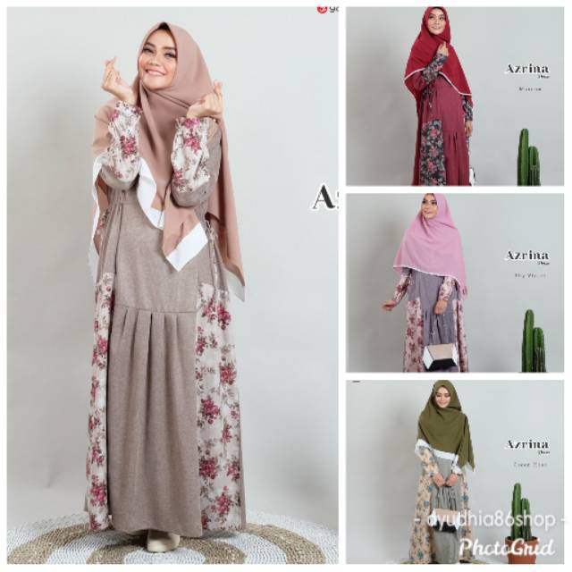 AZRINA DRESS BY YASMEERA | Shopee Malaysia