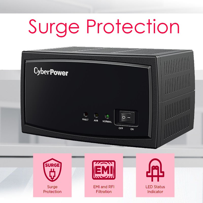 Cyberpower V-Armor 1000E AVR Automatic Voltage Regulator Voltage ...