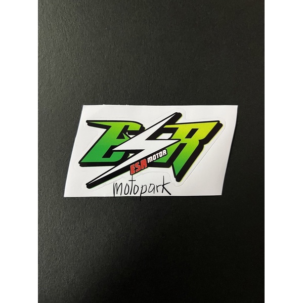 STICKER ESR MOTOR STIKER MOTORCYCLE MOTOSIKAL | Shopee Malaysia