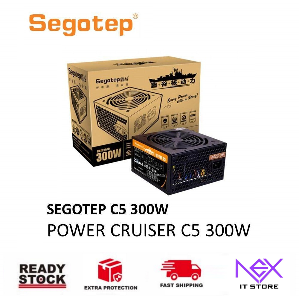SEGOTAP POWER SUPPLY CRUISER C5-300W/ 80 PLUS AN550W / AN650W / AN750W ...