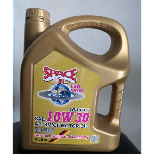 SPACE OIL AUTOMOTIVE OIL 10W-30 /honda/peroduo/toyota/proton/hyundai ...
