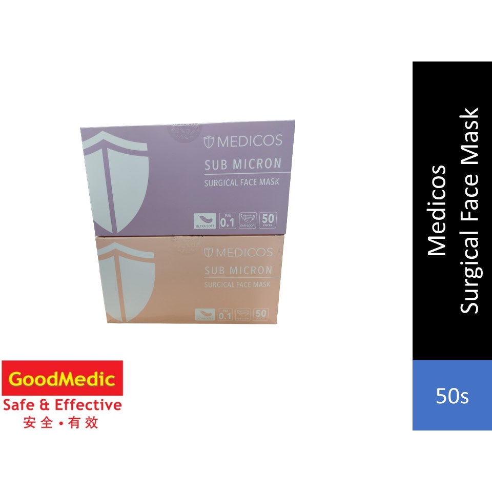 Medicos 3-PLY Surgical Face Mask (50s) | Shopee Malaysia