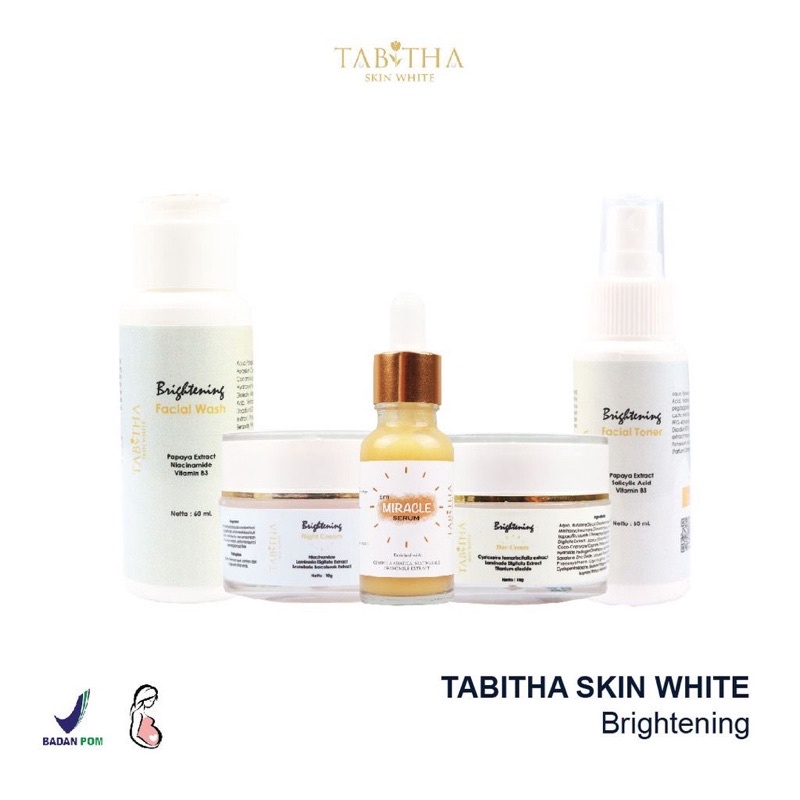 (BPOM) Tabitha SKIN WHITE BRIGHTENING ORIGINAL (per Package/5 Kinds ...