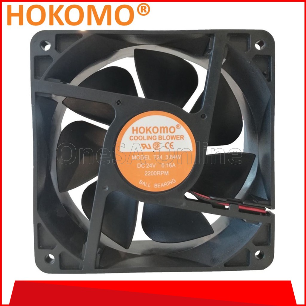 HOKOMO COOLING BLOWER FAN,4" 24VDC BALL BEARING(T24-D24) | Shopee Malaysia