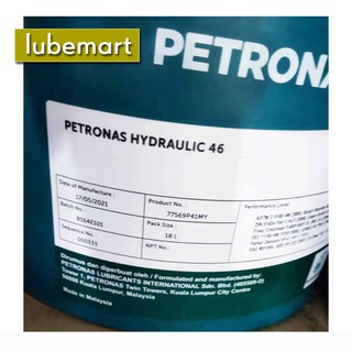 HYDRAULIC 46 - Petronas Hydraulic 46 (18 lites / 1 pail) - Full Anti ...