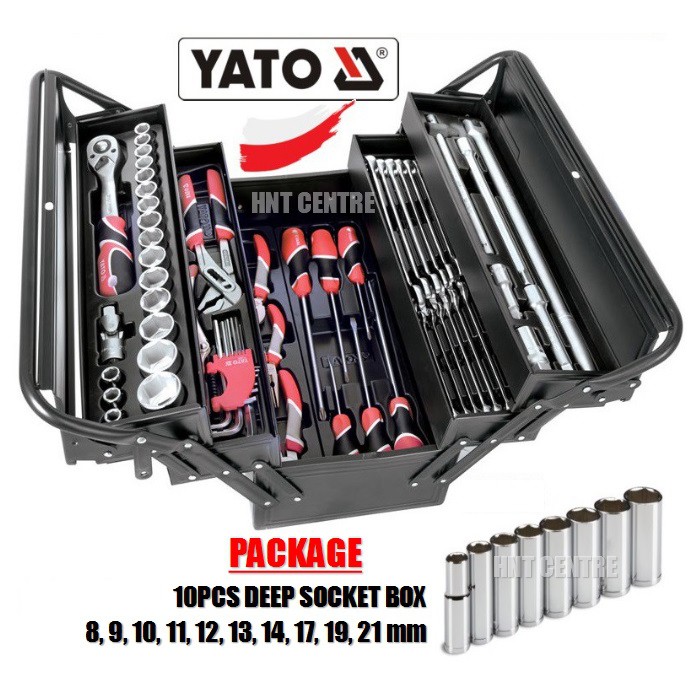 Poland Yato Cantilever Tool Box Set with 62pcs Tools Kit YT-38950 ...