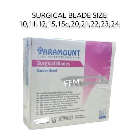 PARAMOUNT Surgical Blade Box of 100pcs | Shopee Malaysia