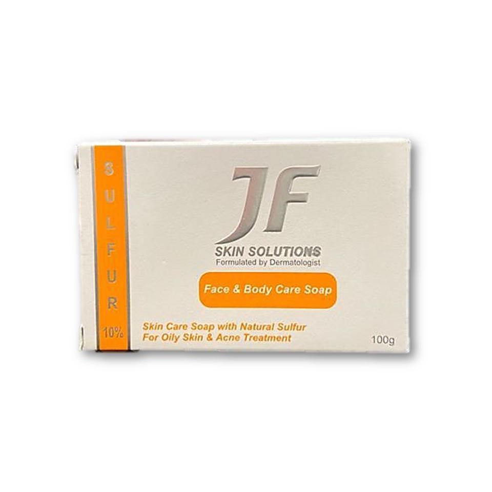 JF Sulfur Face & Body Care Soap (Sulfur 10%) 100g (Exp: 03/2026 ...