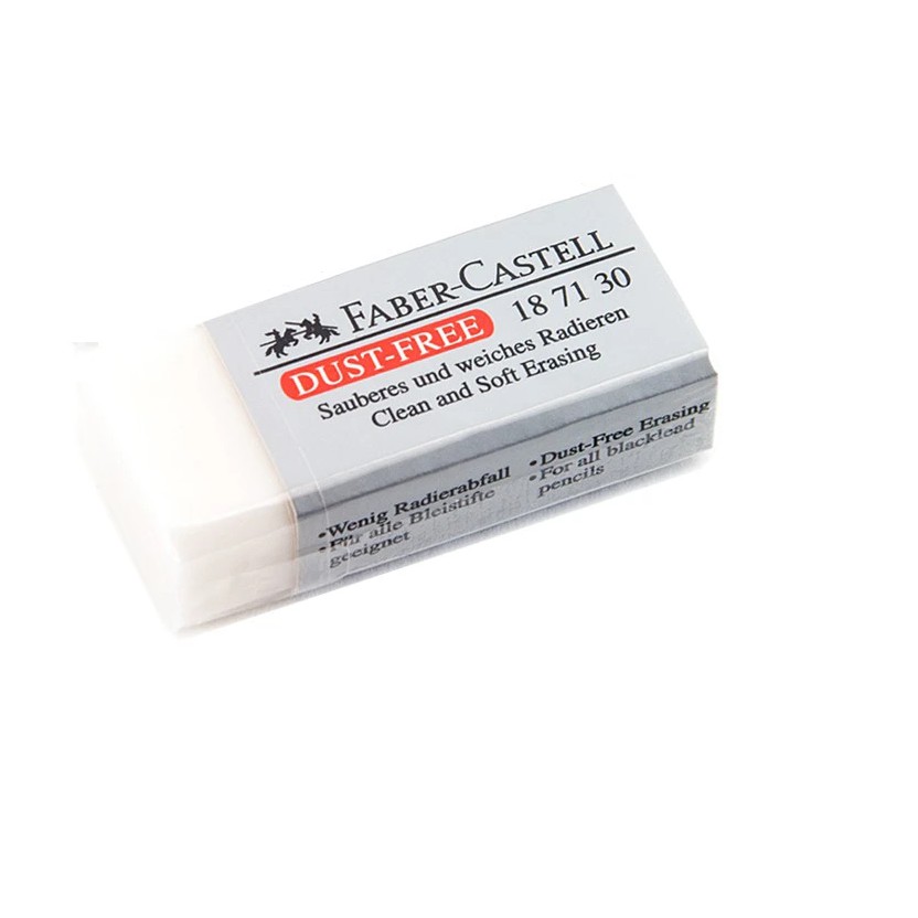 FABER-CASTELL Dust Free Eraser 187120 / 187130 Rubber / Pemadam / White ...
