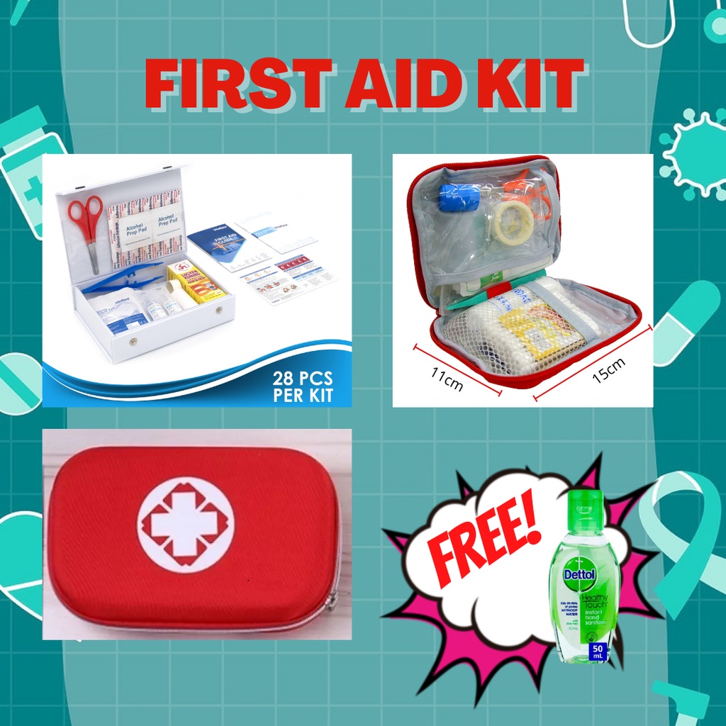 FIRST AID KIT (PERSONAL, CAR, PVC) | Shopee Malaysia