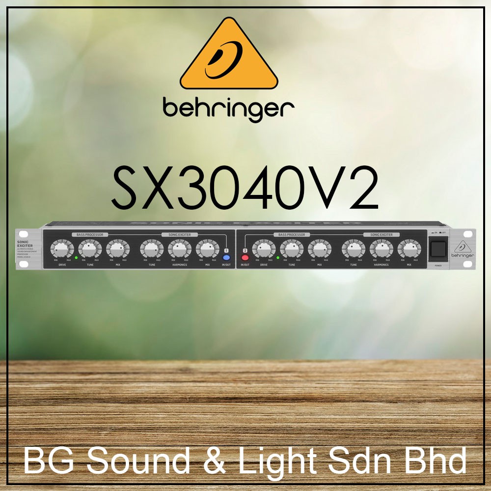 [SHIP OUT EVERYDAY]Behringer SX3040 V2 Sonic Exciter - Stereo Sound ...