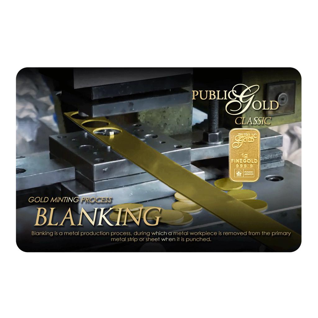Public Gold Bullion Bar PG 1g (Au 999.9) - Blanking | Shopee Malaysia