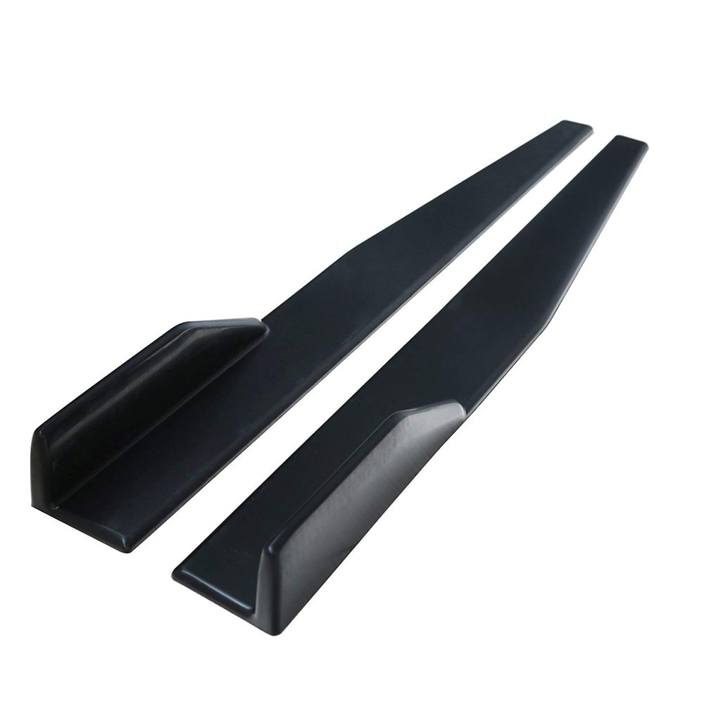 Universal Side Skirt Diffuser Body Kit Lip120CM Matte Black/Carbon myvi ...
