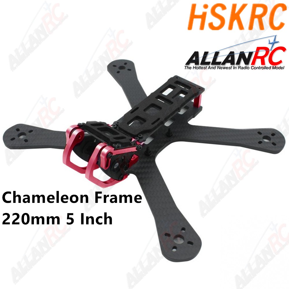 HSKRC Chameleon Frame 220mm 5 Inch Carbon Fiber Frame Kit for RC FPV ...