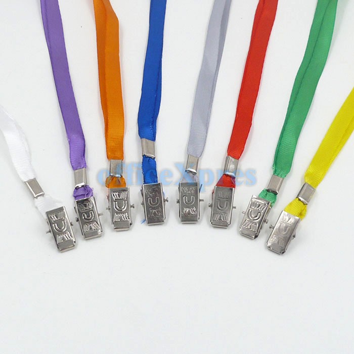GANTUNGAN Id Card Hanger / ID Card Strap / Nylon Clip Combo ID Badge ...