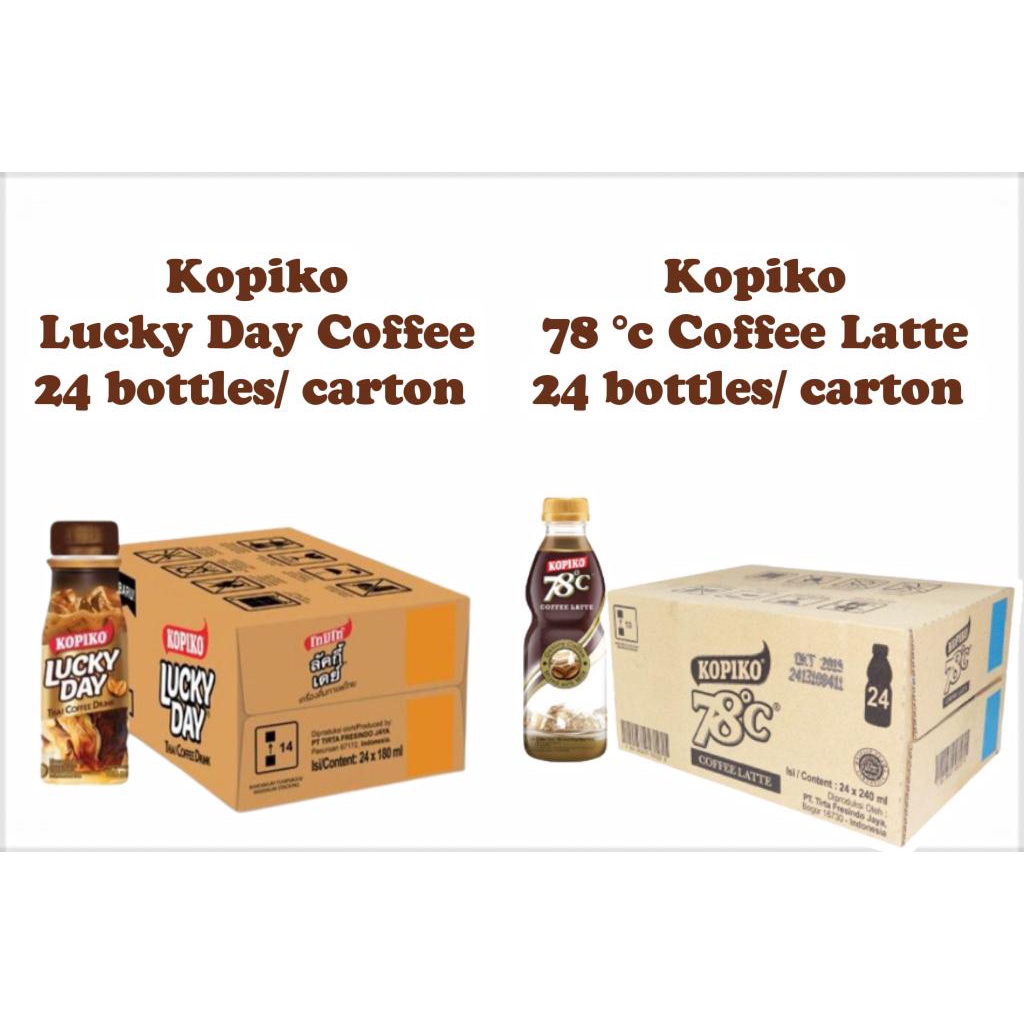 Kopiko Ready To Drink Coffee 24bottles/ carton HALAL | Shopee Malaysia