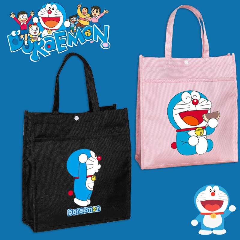 Doraemon Cartoon Tuition Bag School Kids Carry Bag with Stationery ...