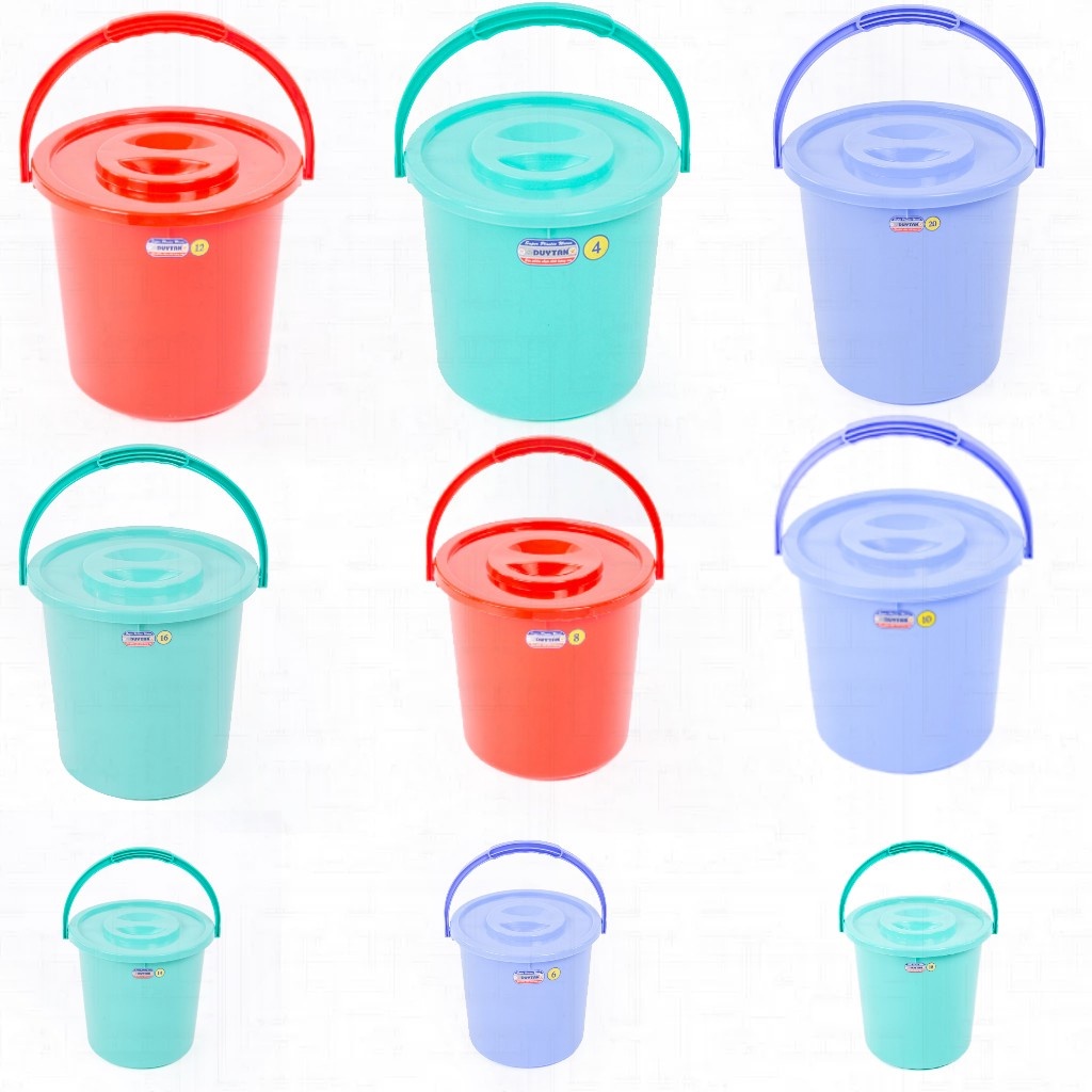 4l, 6l, 8l, 10l, 12l, 14l, 16L, 18l, 20l bucket with lid | Shopee Malaysia