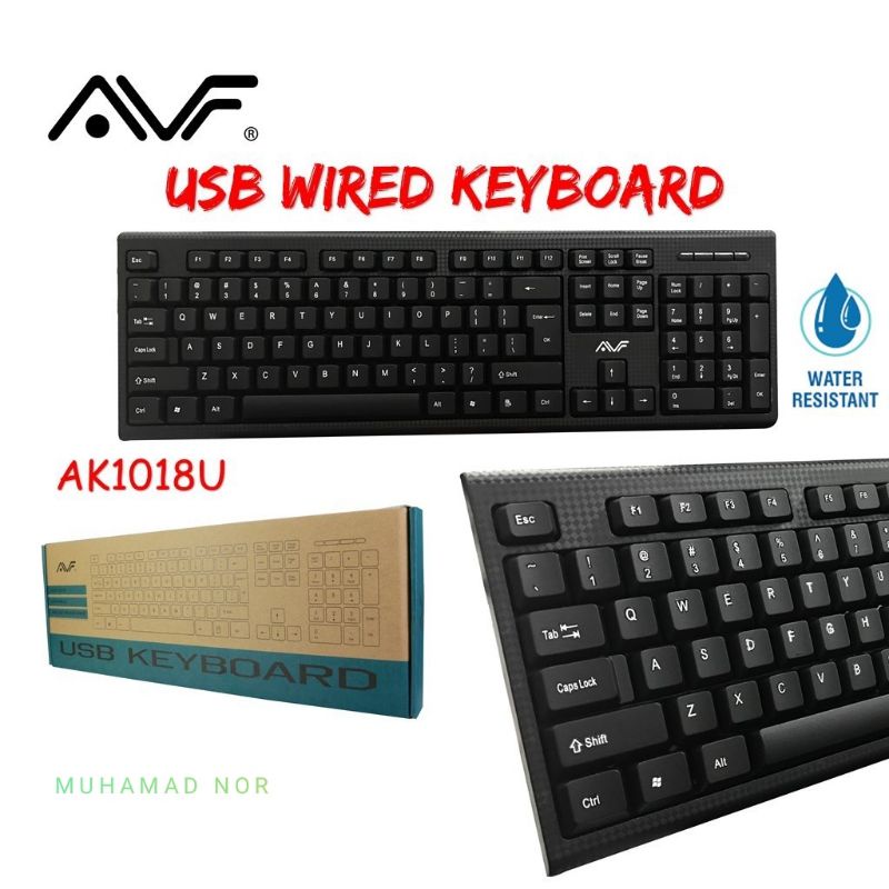 Hot💯 AVF Keyboard AK10180U usb (Delivery Same Day) | Shopee Malaysia