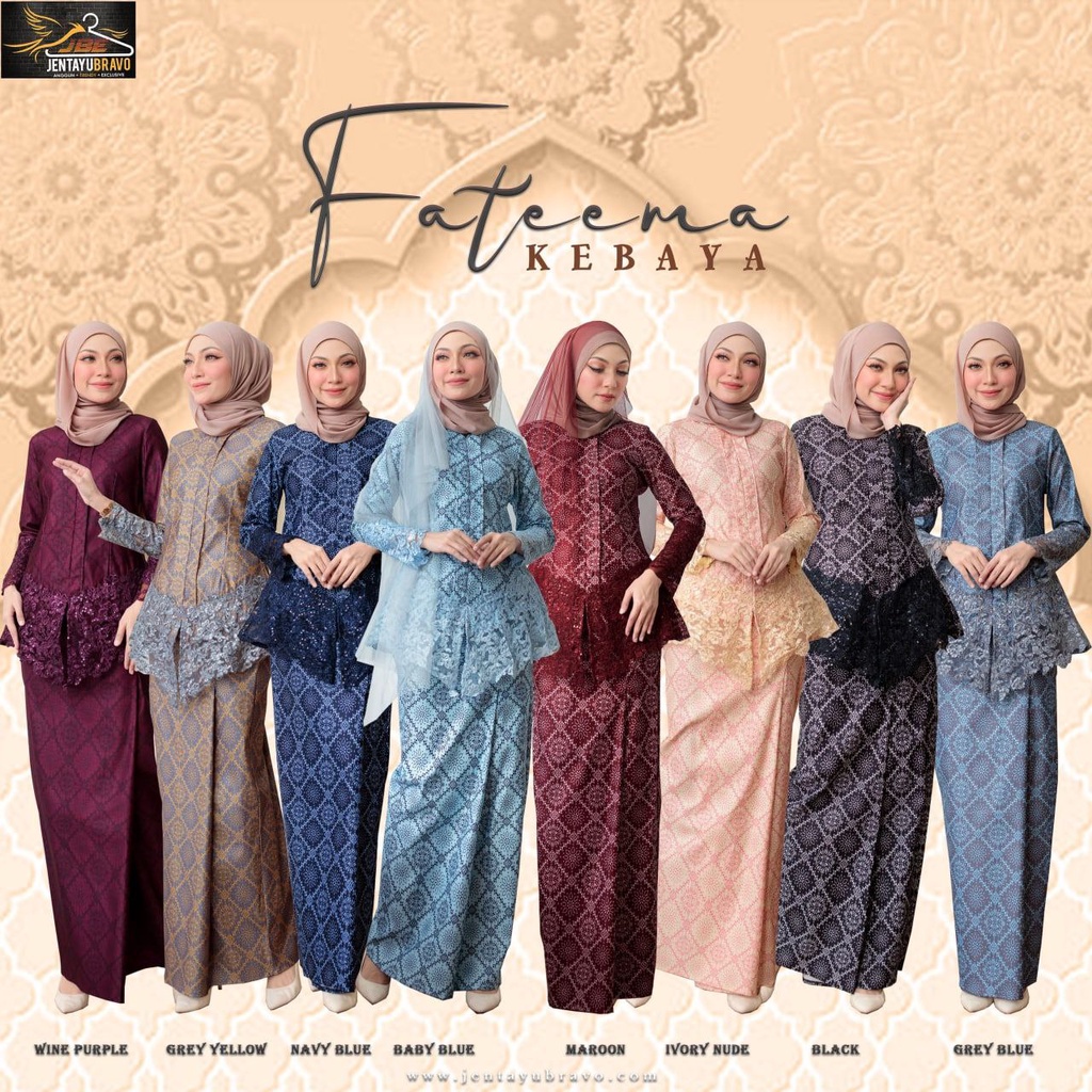 FATEEMA KEBAYA JBE BRAVO | Shopee Malaysia