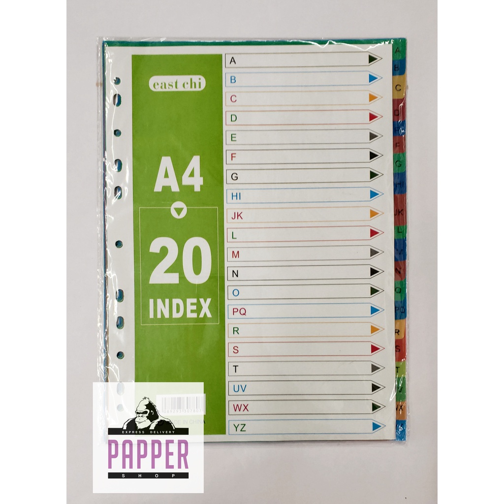 **NEW ARRIVAL**PAPPER Plastic Index Divider(1-10/JAN-DEC/1-31/A-Z/1-12 ...