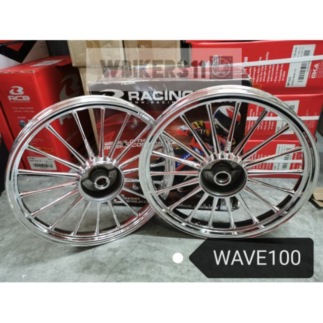 Sport Rim SP188 WAVE100/SRL/LAGENDA/135LC/Y125ZR CHROME 100% ORI ...