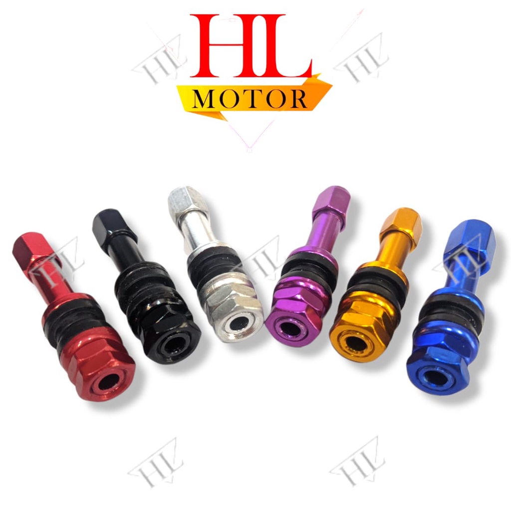 Kepala Tube Tubeless Valve Nut TR48E Aluminuma Ready Stock 1pcs ...