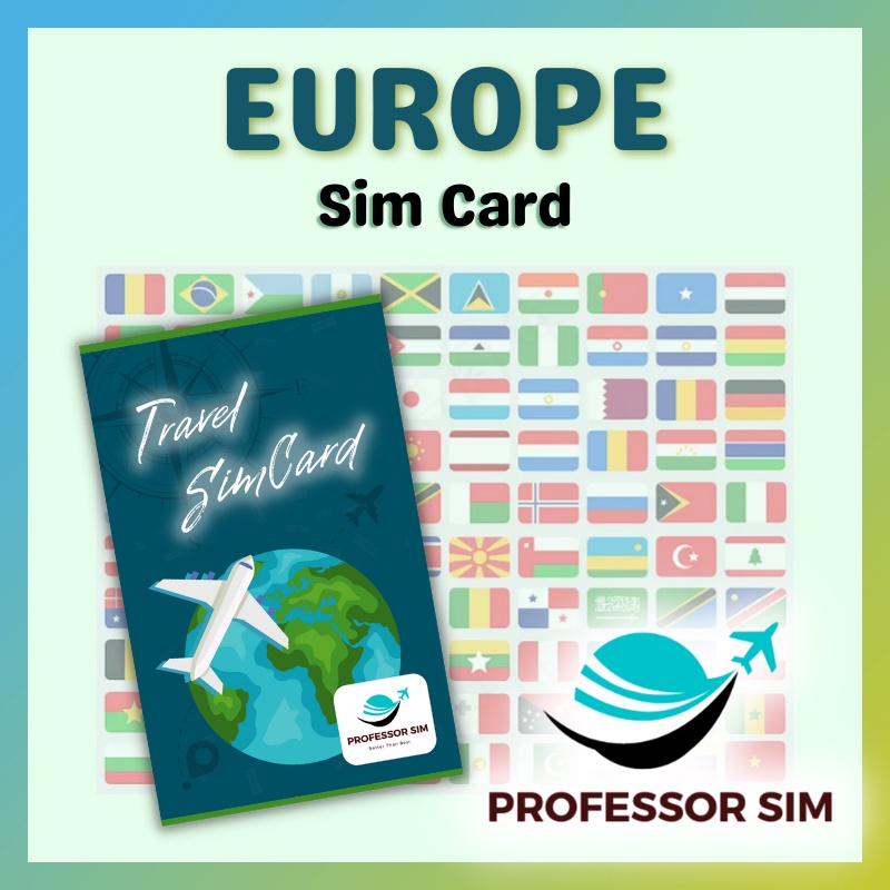 (EUCU02) Europe Travel Sim Card (multi countries) Switzerland / Italy ...