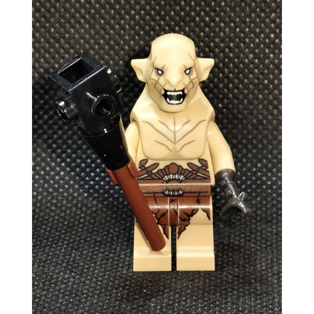 LEGO MINIFIGURE lor109 The Lord Of The Rings The Hobbit Azog Wide Open ...