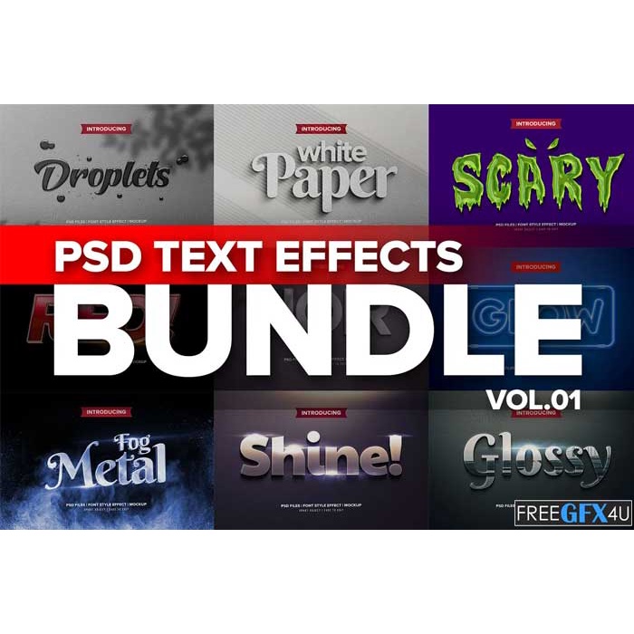 Photoshop 3D Text Effects Bundle V1[windows] | Shopee Malaysia