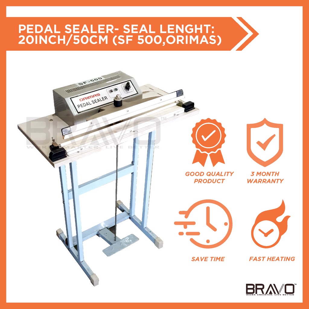 Pedal Sealer Step Foot Stamping Sealer Impulse Quick Sealing Packing ...