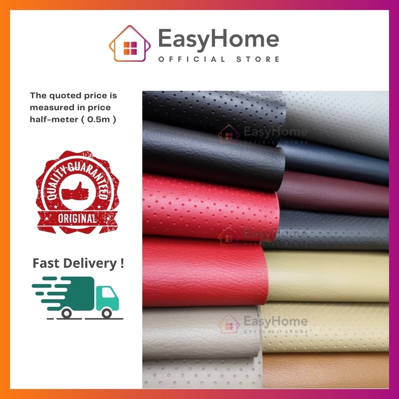 Thick PU Leather Fabric Kain PU PVC Tebal | Car Interior Upholstery ...