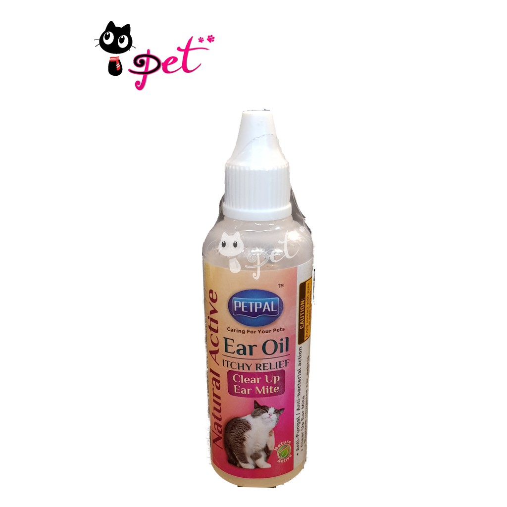 Petpal Natural Active Ear Oil / Itchy Relief / Ear Mite Treatment (Cat ...