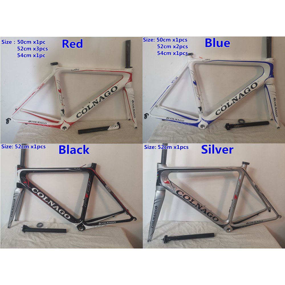 OLD MODEL ORIGINAL Colnago M10 Frameset Toray T1100 Carbon Fiber in Rim ...