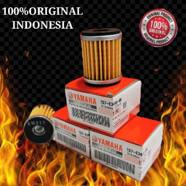 YAMAHA 100% ORIGINAL OIL FILTER LC135 / Y15ZR / SRL115 / FZ150 / R15 ...