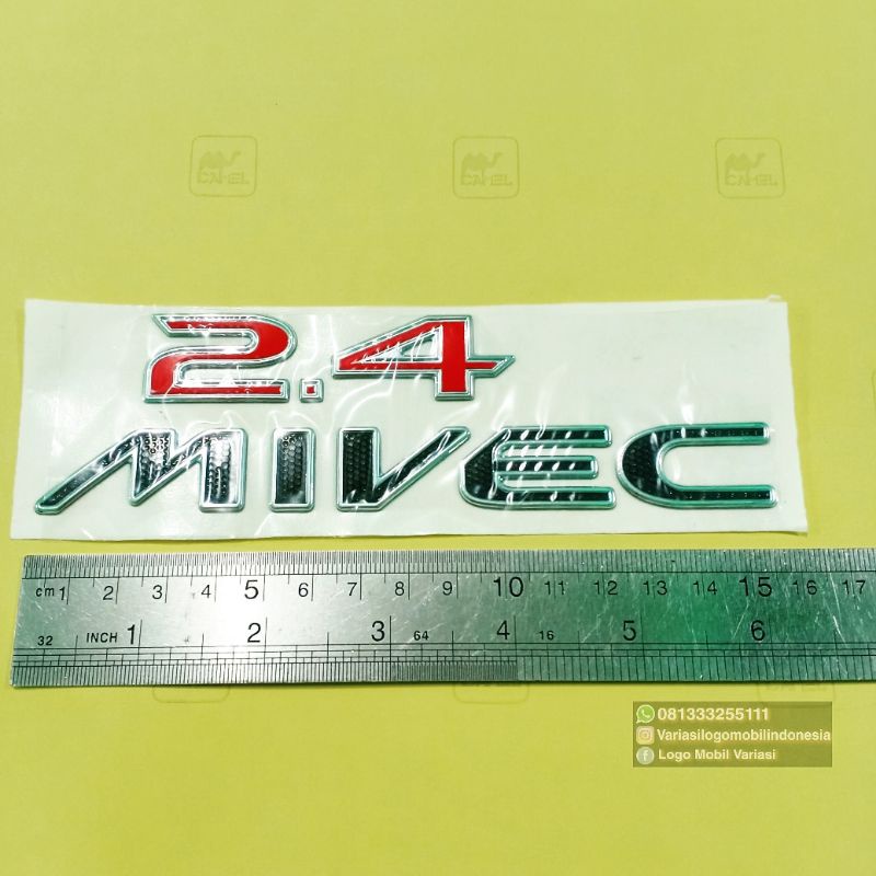 Mitsubishi grandis logo Emblem 2.4 mivec original Size Luggage | Shopee ...
