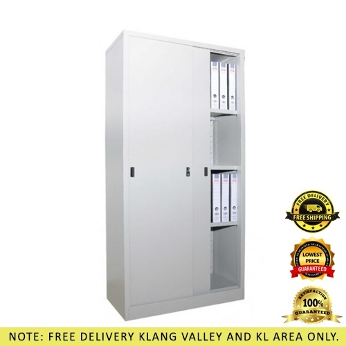 FULL HEIGHT SLIDING DOOR CUPBOARD | RAK SIMPANAN | RAK PEJABAT (FREE ...