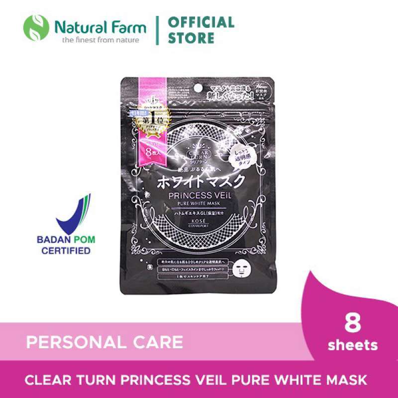 Clear Turn Mask Princess Veil Pure White 8X95Ml | Shopee Malaysia